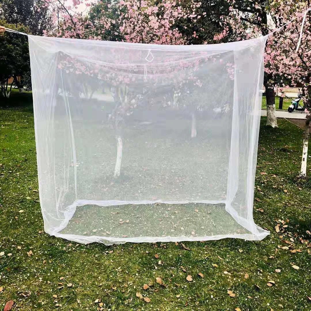 White-Color-Four-Corner-Camping-Mosquito-Net-Indoor-Outdoor-Anti-Insect ...