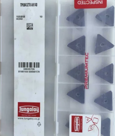 ORIGINAL 10PCS CARBIDE INSERT TPKN43ZTR AH140