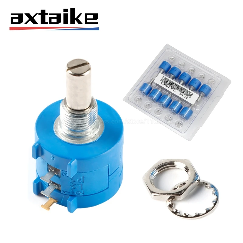 10PCS 3590S Multiturn Potentiometer Adjustable Resistor 2W 3590 102L ...