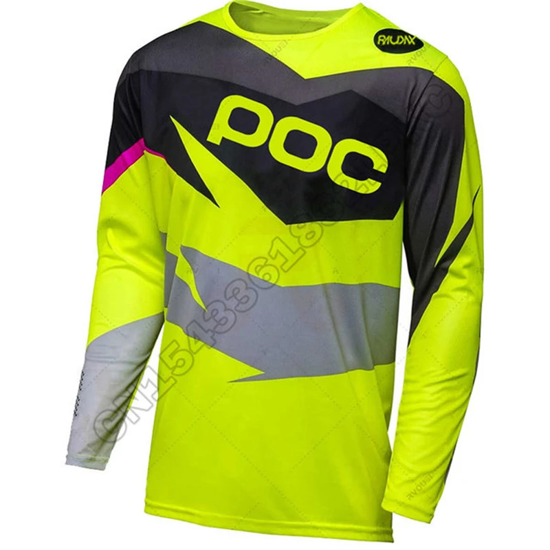 RAUDAX Poc Motocross GP Bike Long Sleeve MTB DH MX Jersey Riding ...