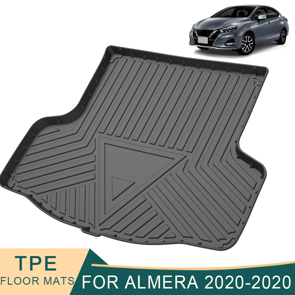 For-Nissan-ALMERA-2020-2023-Cargo-Liner-All-Weather-TPE-Non-slip-Trunk ...