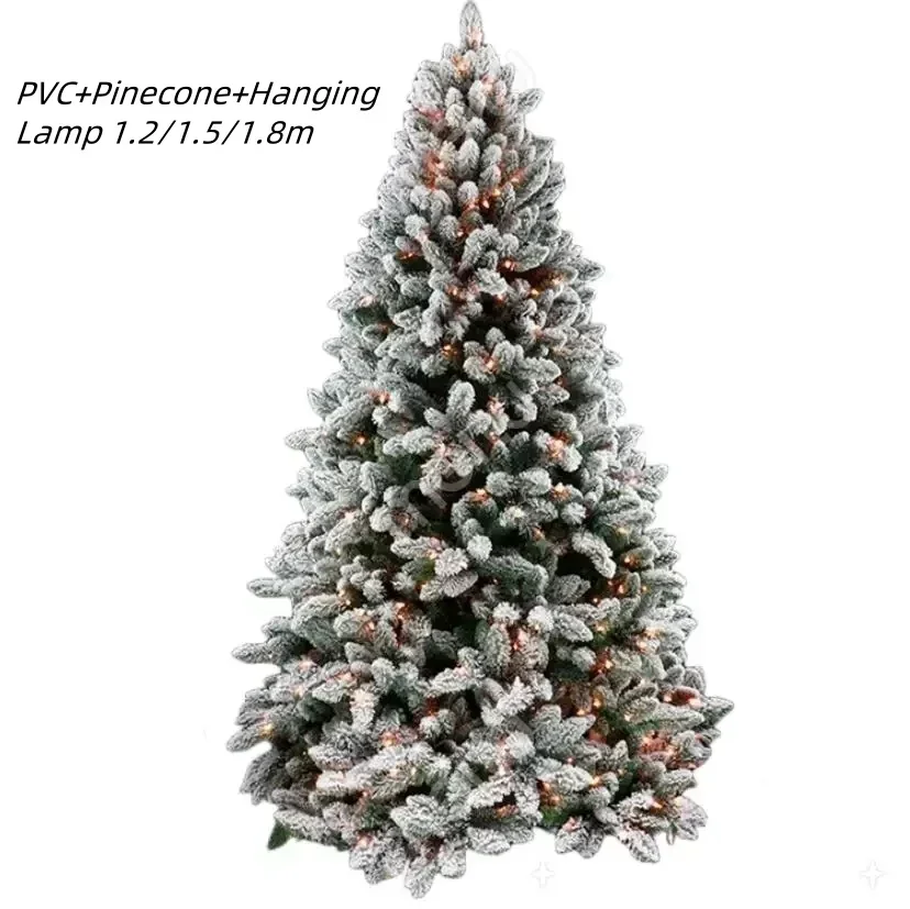 rbol-de-Navidad-Artificial-de-PVC-con-luces-LED-decoraci-n-navide-a-de ...