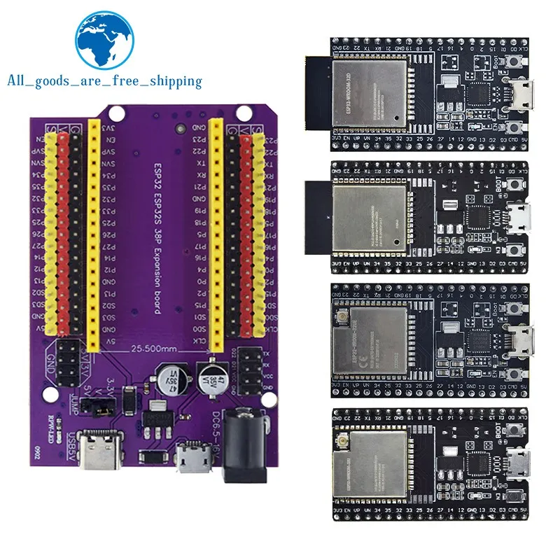 Placa de desenvolvimento esp32 TYPE C/micro usb cp2102 wifi + bluetooth núcleo duplo ESP32 ...