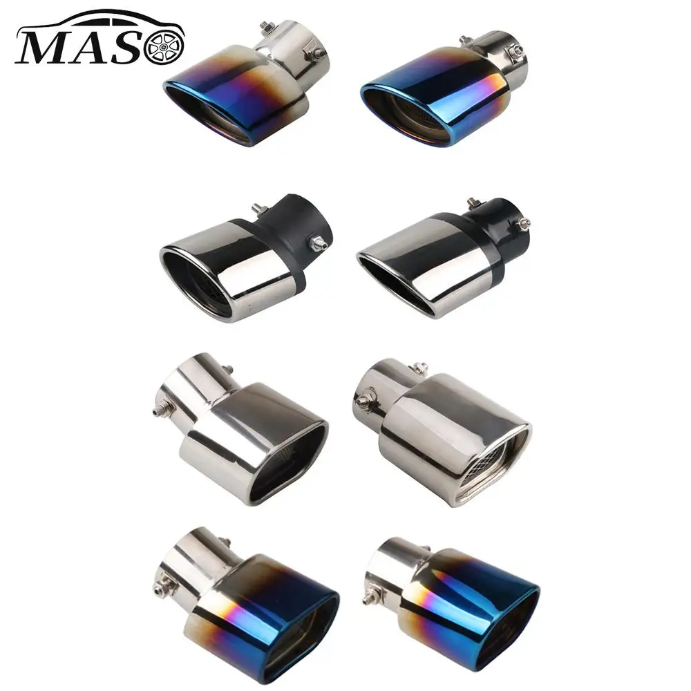 Car-Exhaust-Tail-Pipe-Stainless-Steel-Bend-Straight-Type-Rear-Exhaust ...