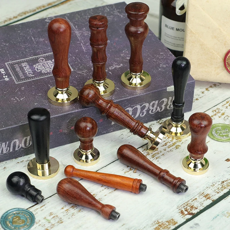 Fire-Lacquer-Seal-Handle-Sealing-Wax-Stamp-Rosewood-Handle-Greeting ...