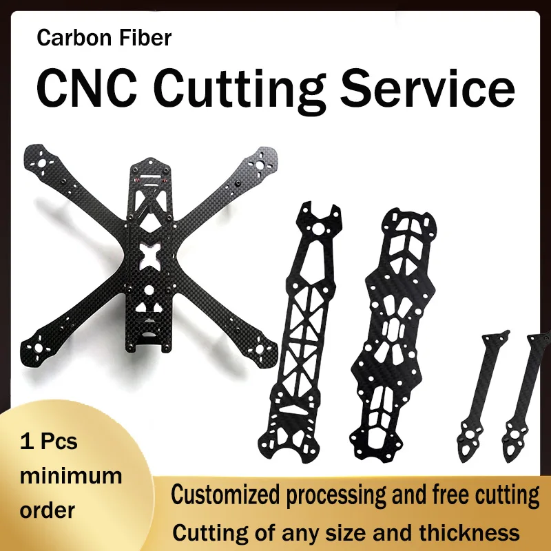Customized Carbon Plate Drones Accessories CNC Machining Set Drone ...