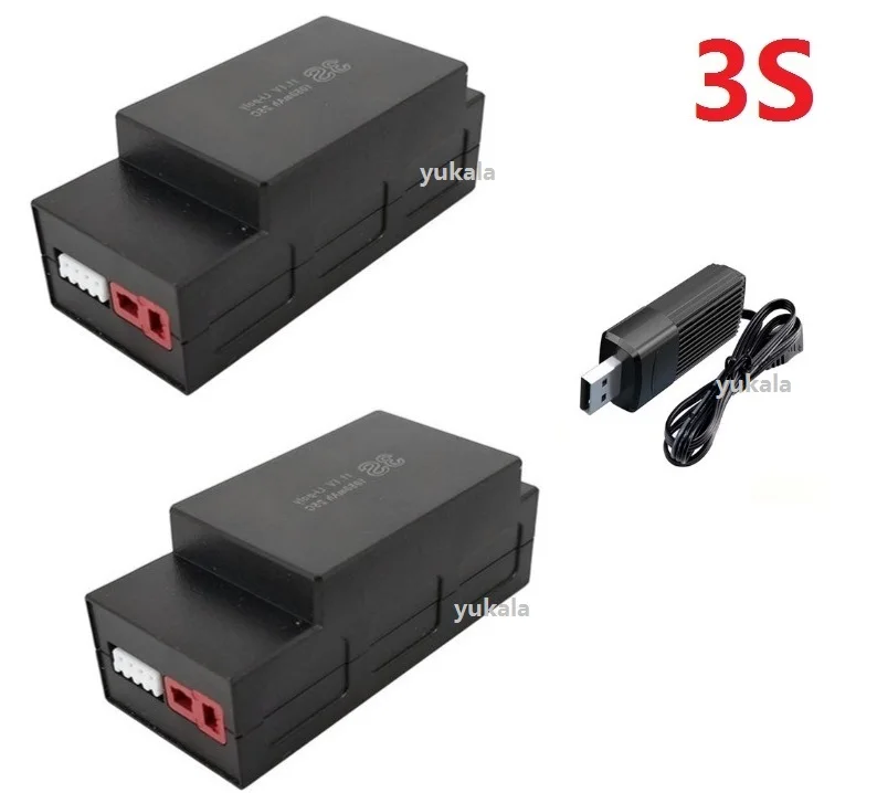 Original battery 3S 11.1V 1050mAh Lipo battery/11.1V charger For MJX Hyper Go H16H H16E 16207 ...