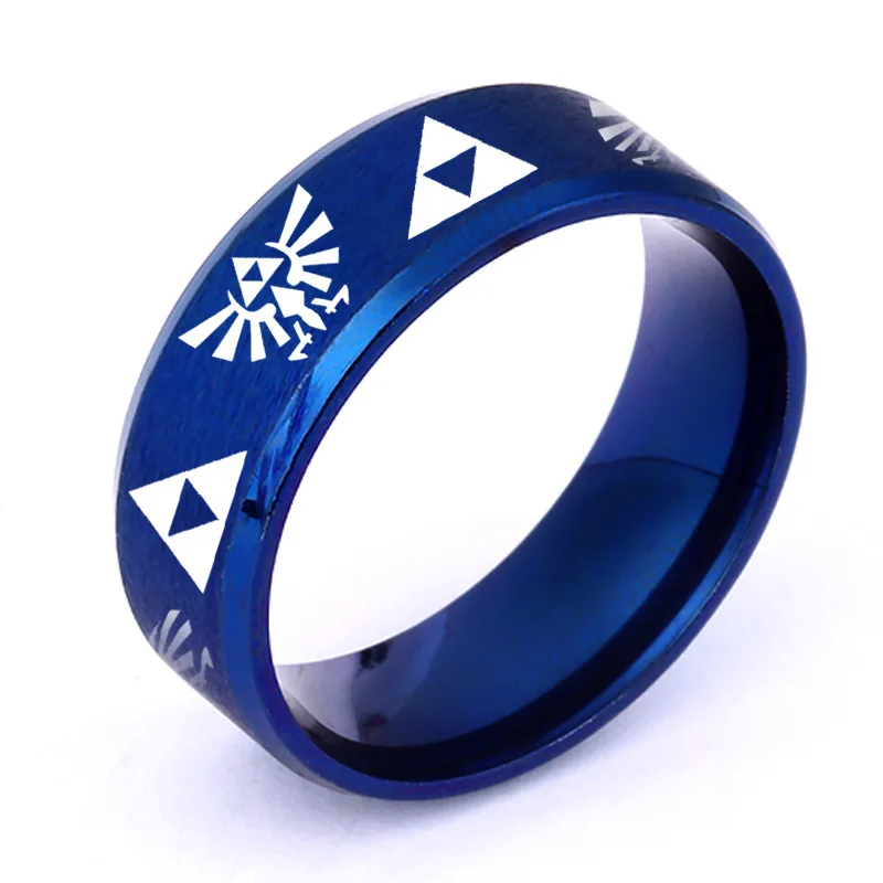 Asjerlya The Legend Of Zeldas Triforce Triangle Symbol Band Ring For ...