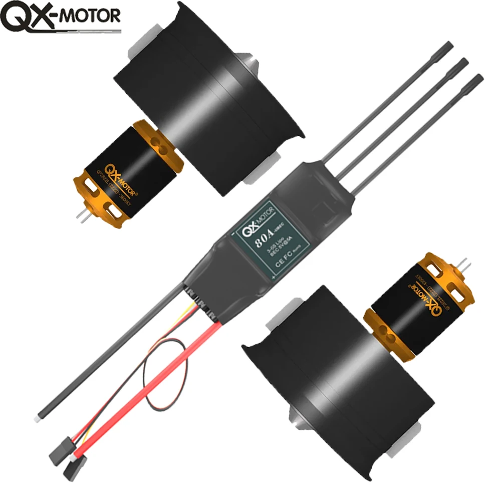 QX-Motor-64MM-EDF-QF2822-2200KV-2400KV-3500KV-3800KV-4300KV-Brushless ...