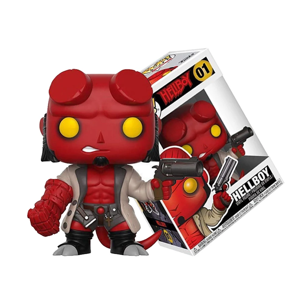 New-Comics-Hellboy-With-Gun-01-Action-Figure-Vinyl-Model-Toy-Children ...