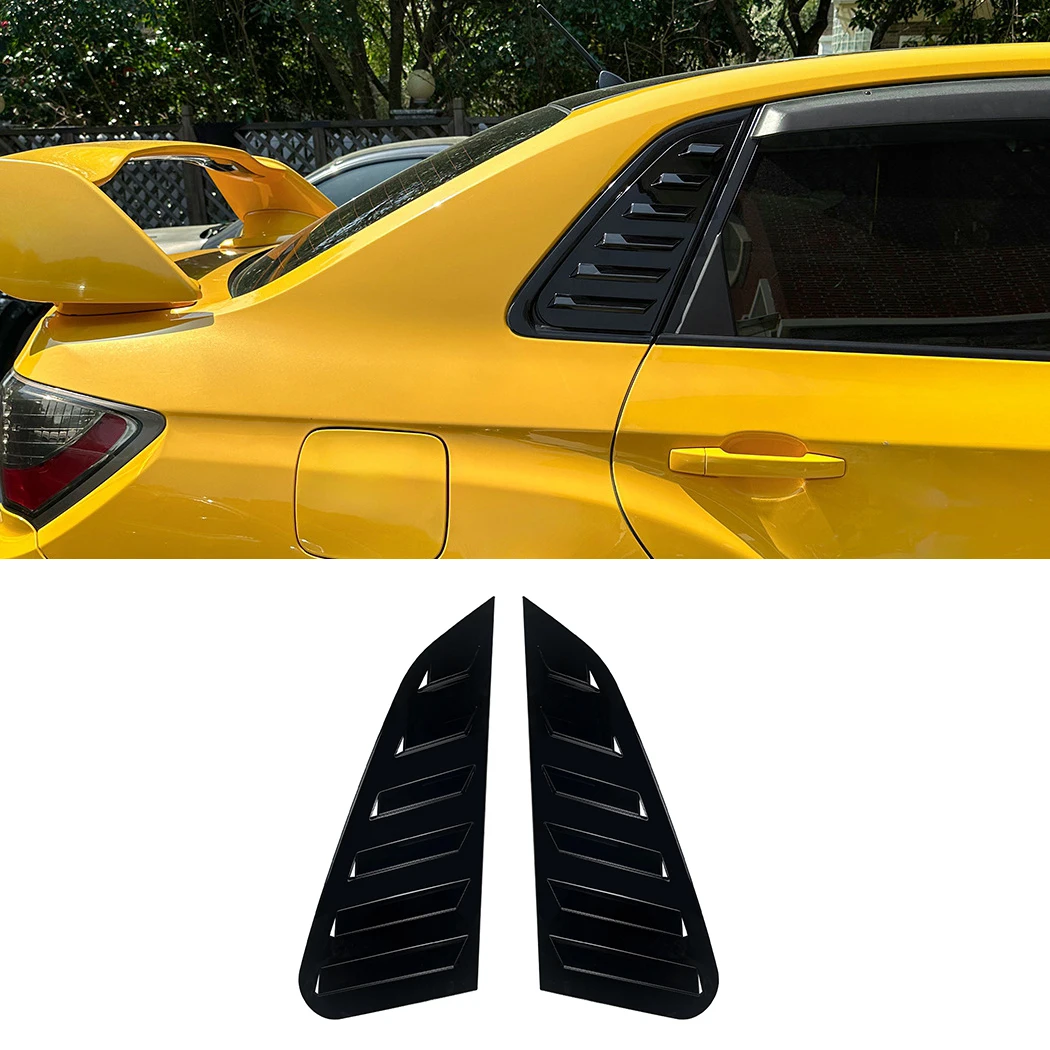 Car Rear Side Window Louver Air Vents Windshield Decoration Cover For ...