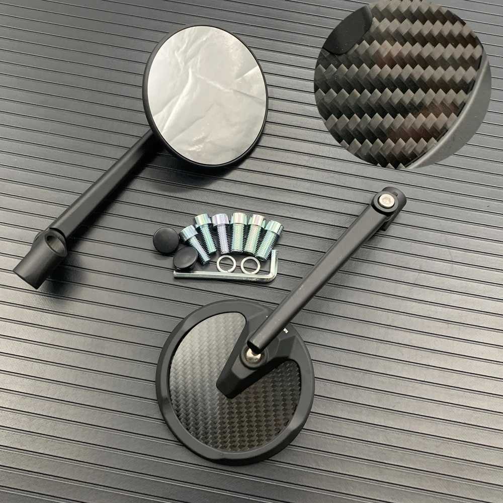 Motorcycle-True-carbon-fiber-Rear-View-Rearview-Mirrors-Side-Mirror-For ...