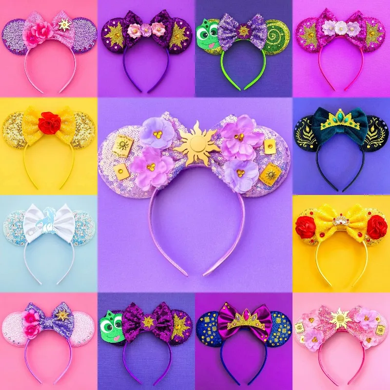 Disney-Tangled-Ears-Rapunzel-Headbands-Women-Princess-Ariel-Hairbands ...