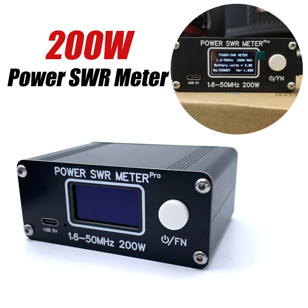 200W-Power-SWR-Meter-1-6-50MHz-0-5W-200W-HF-Shortwave-Power-SWR-Meter ...