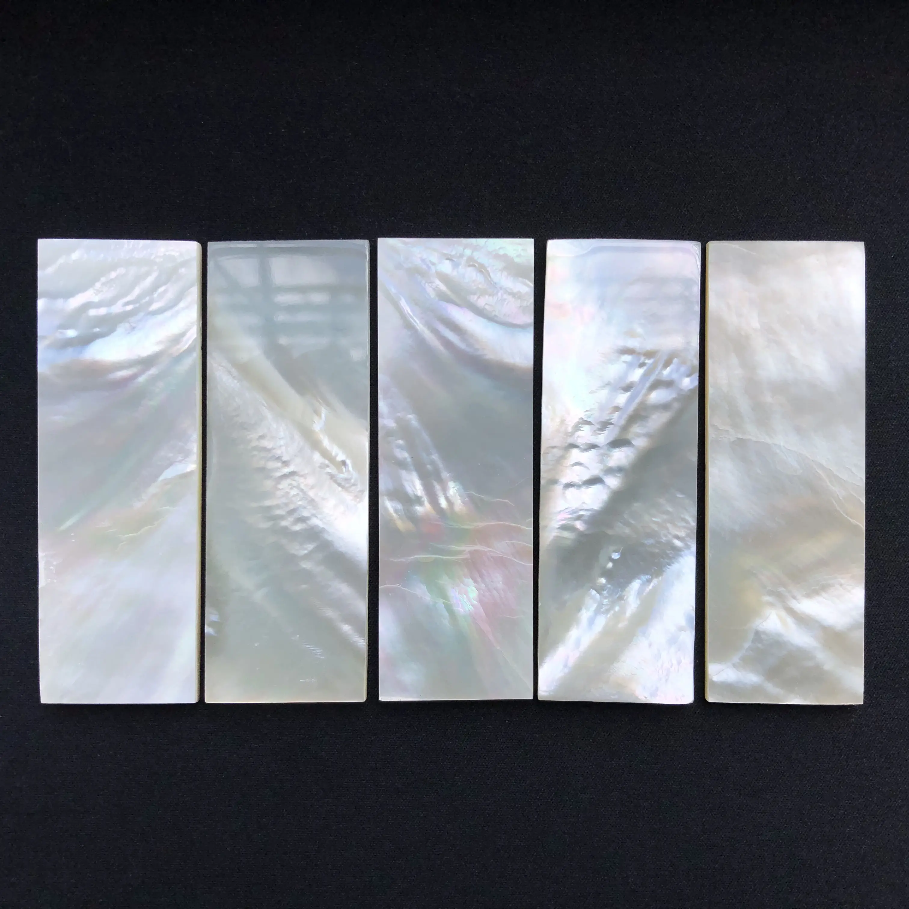 1x-Mother-Of-Pearl-MOP-Shell-90x30x2mm-Slice-Inlay-Polished-Rectangle ...
