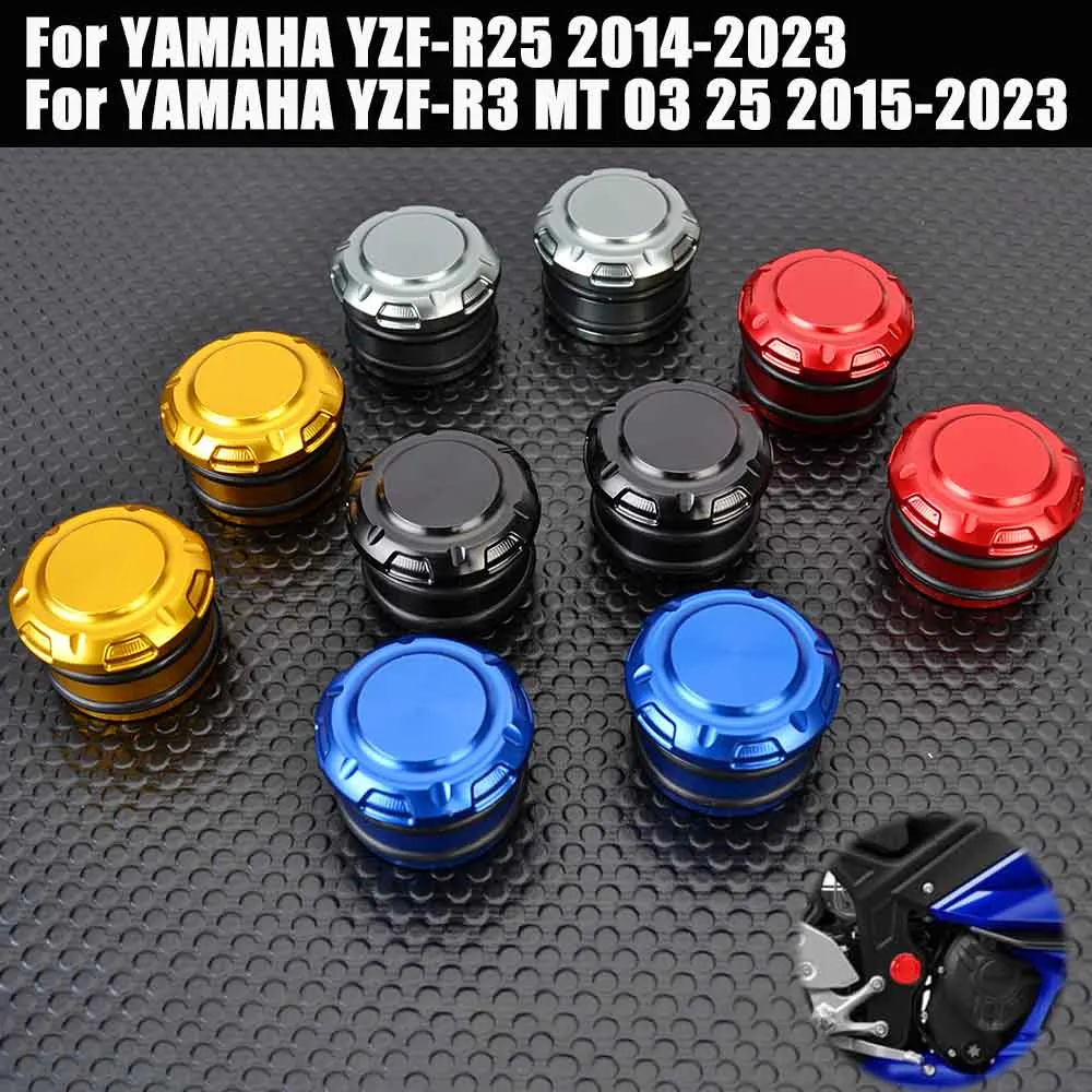 YZFR3-YZFR25-Motorcycle-Decorative-Cover-Plug-Frame-Hole-Caps-For ...