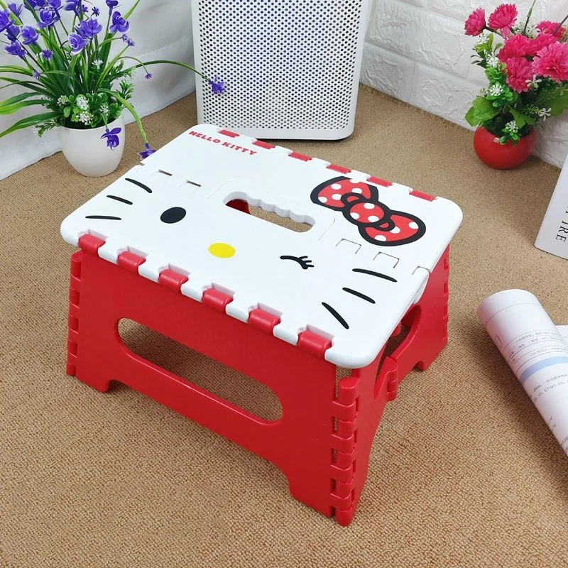 Kawaii-Sanrio-Folding-Stool-Hello-Kitty-My-Melody-Cute-Cartoon-Anime ...