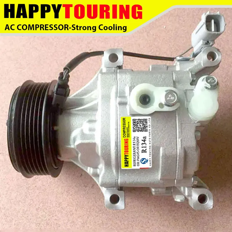 For 2002-2009 Toyota corolla ac compressor SCSA06C 447220-6352 ...