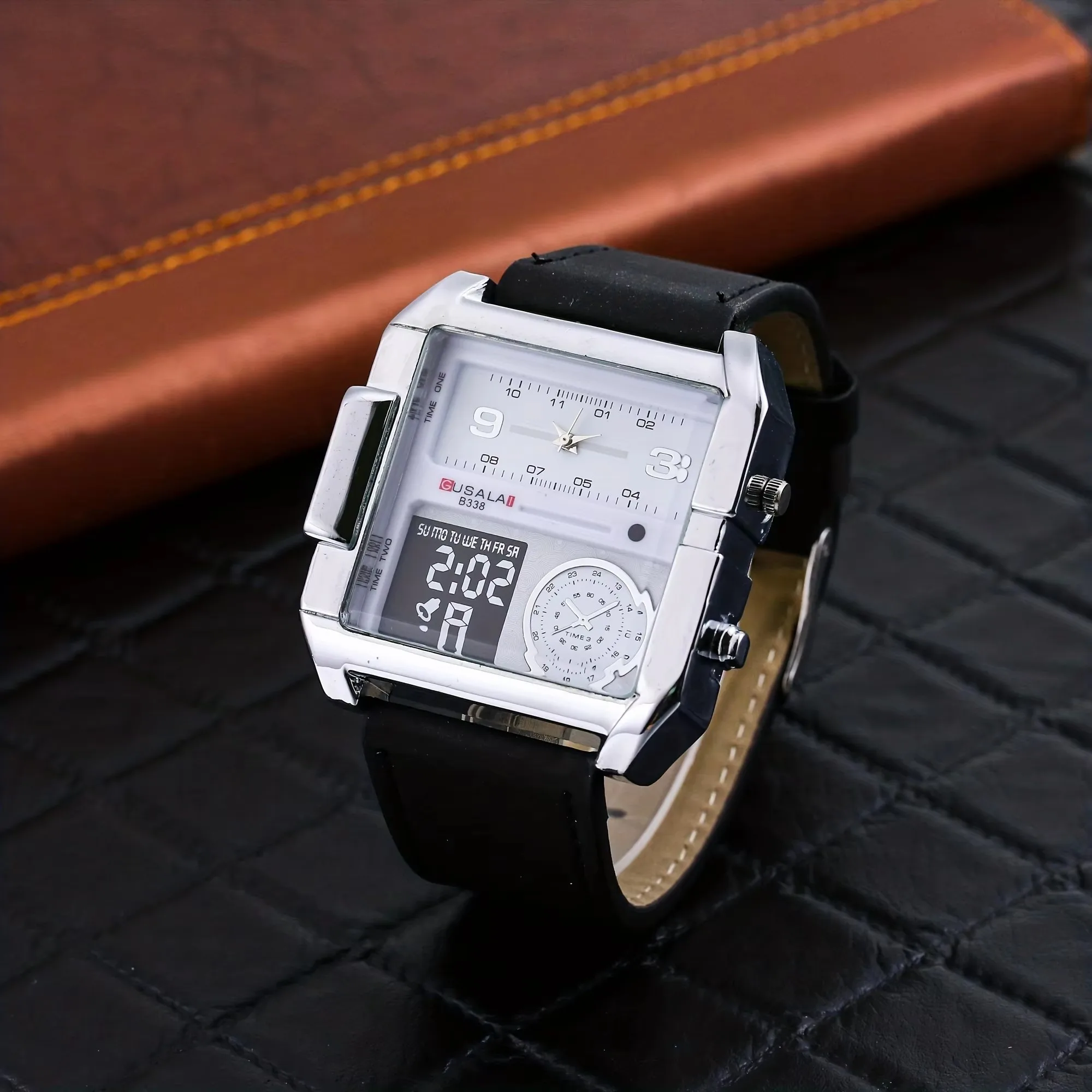 Watch Men's Western Wild Motorcycle Watch Men's and Women's Super Large ...