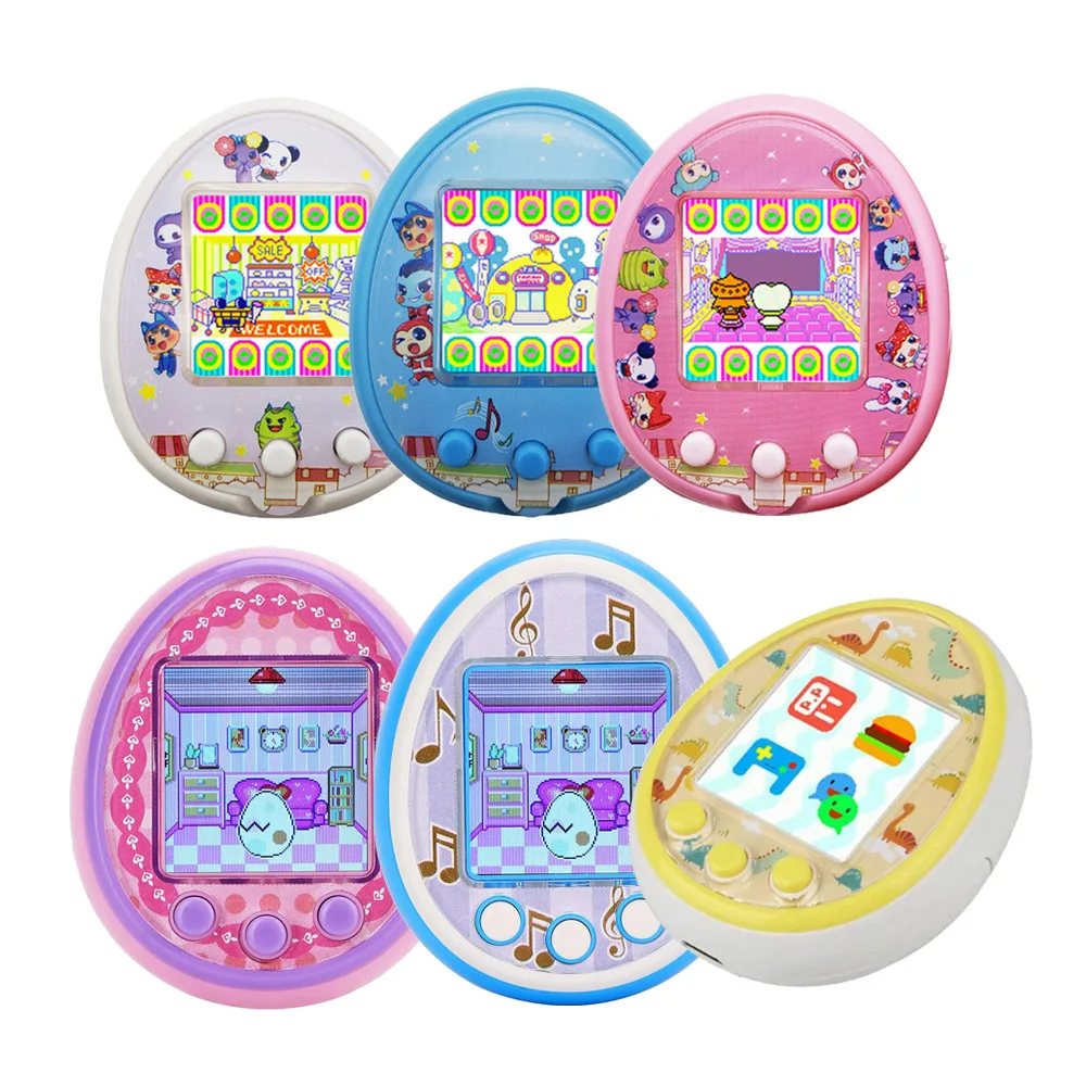 Tamagotchi QPET Virtual Network Electronic Pet Machine HD Colour Screen ...