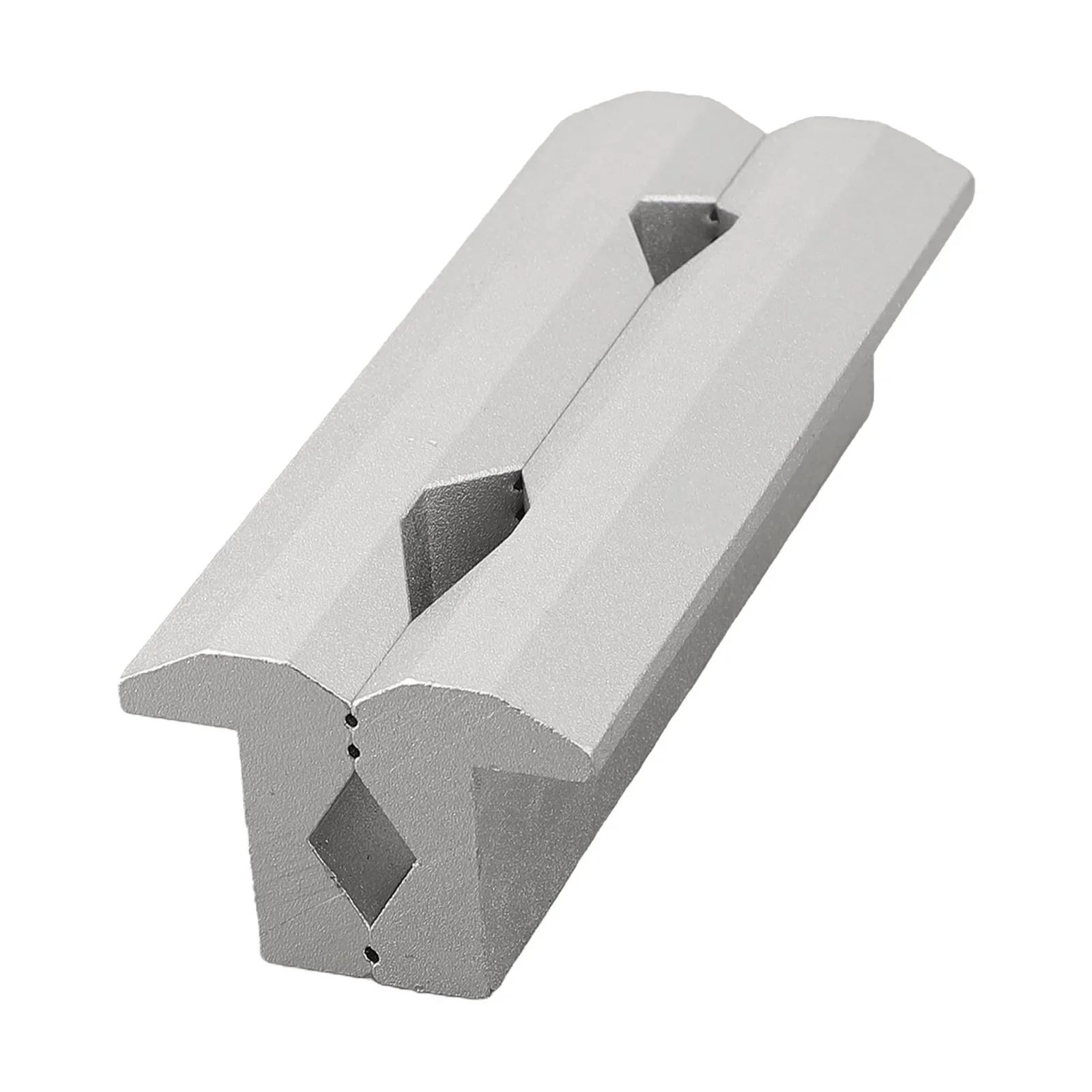 1 Pair CNC Milling Steel Vise Hard Jaw Fixture V-Type Jaw Aluminum ...