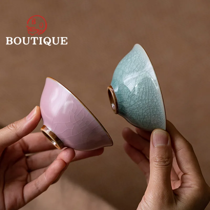 50ml-High-Grade-Open-Ice-Flower-Glaze-Ceramic-Teacup-Creative-Cracking ...