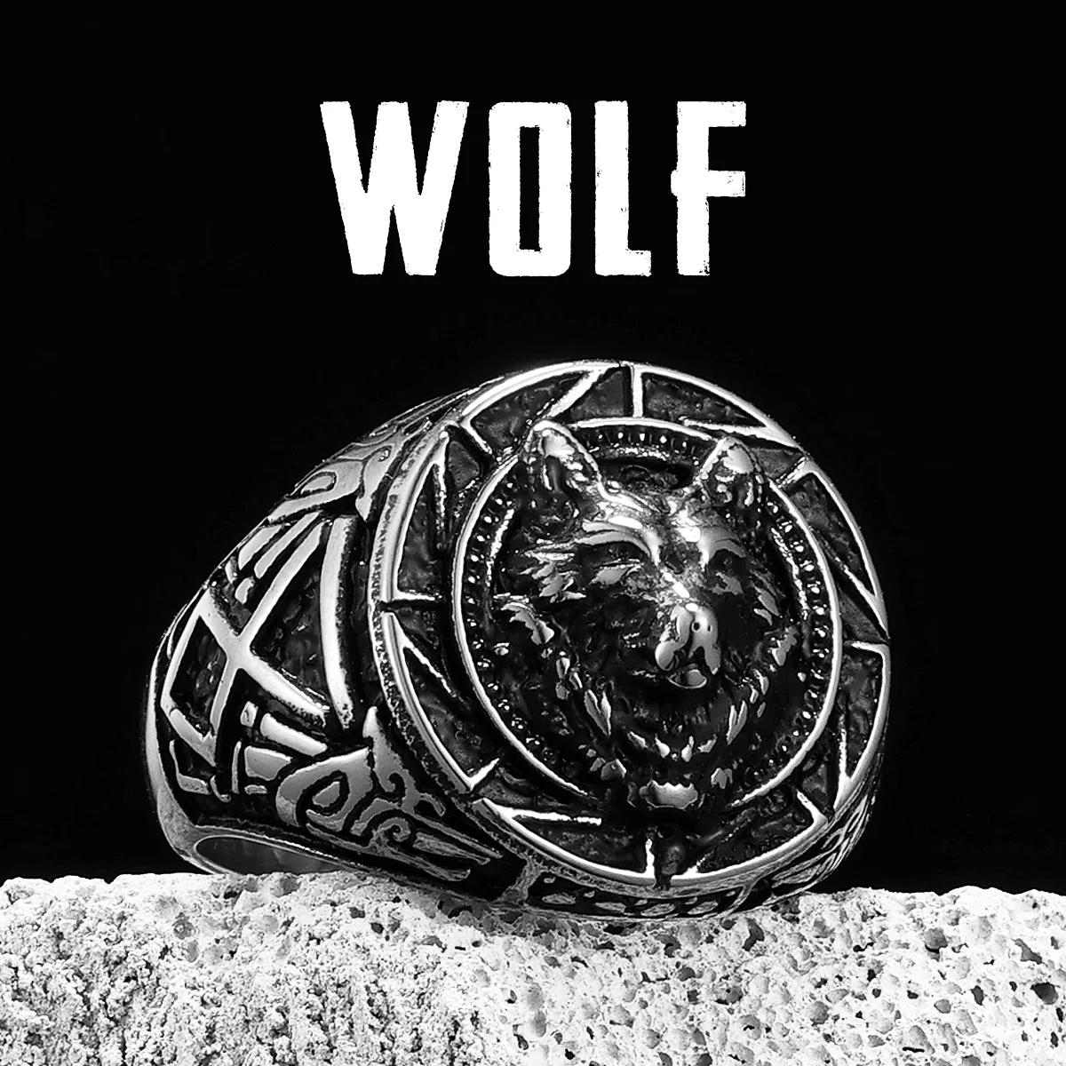 Nordic-Viking-Wolf-Animal-Men-Rings-Stainless-Steel-Women-Jewelry ...