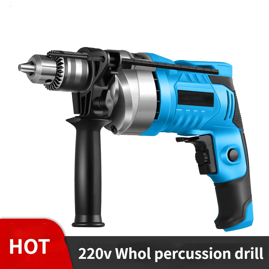 200V Portable Electric Drill Multi Function Impact Drill Household ...