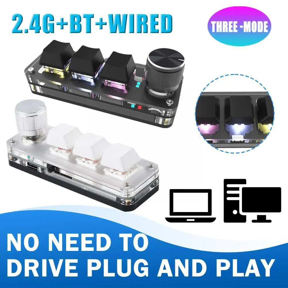 Macro-Mechanical-Keyboard-RGB-Mini-Gaming-Custom-Programming-Red-Switch ...