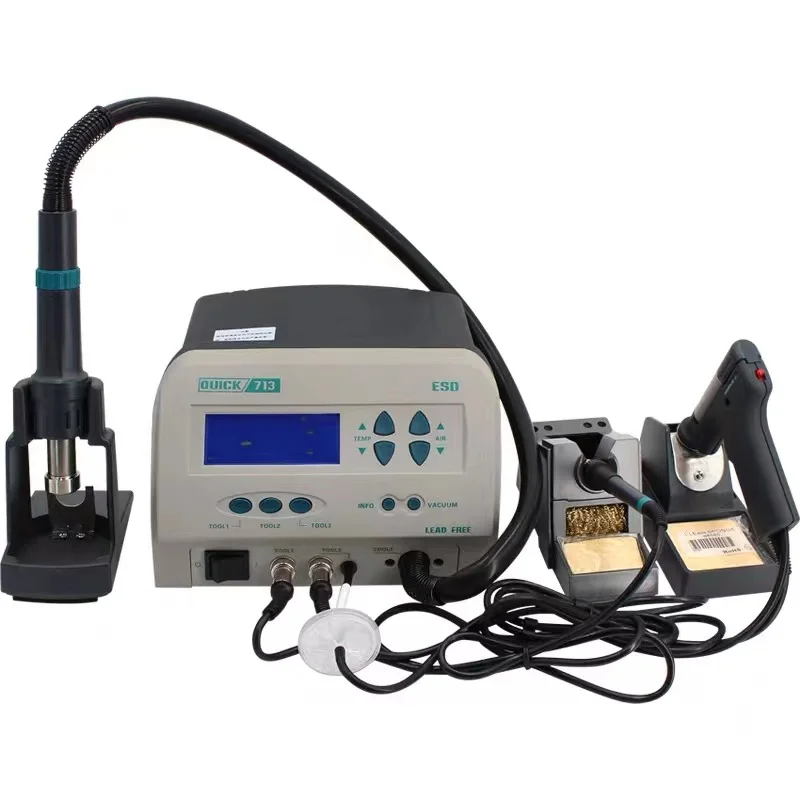 QUICK-713-Soldering-Station-Rework-Station-Hot-Air-System-Lead-Free ...