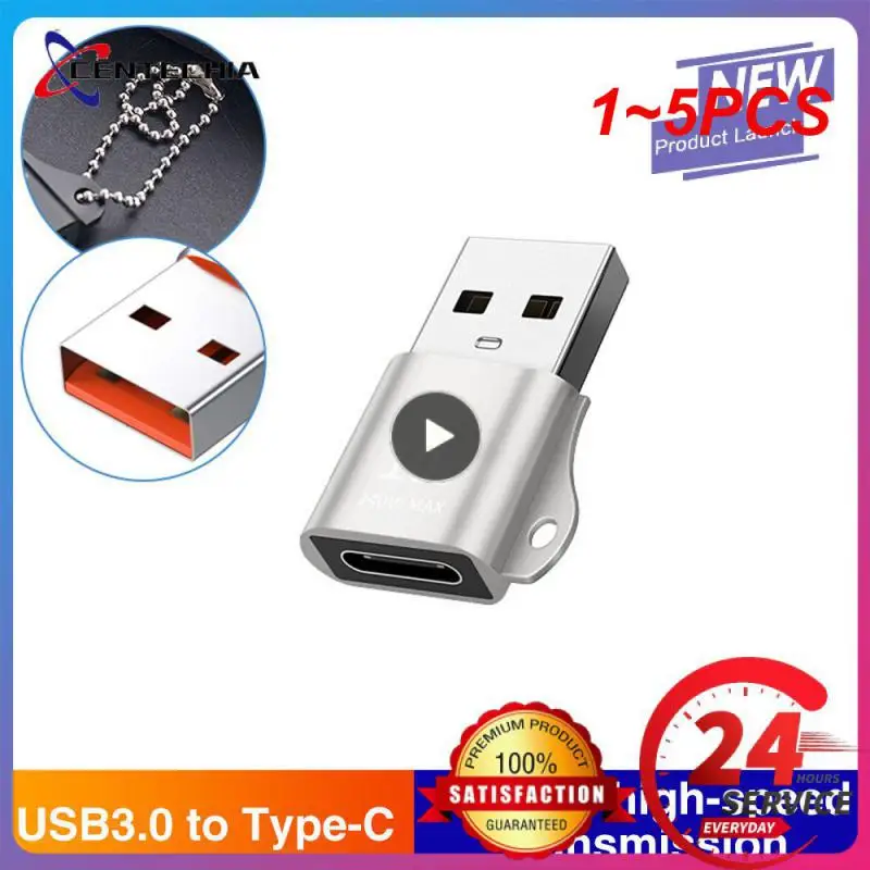 1-5PCS-Charging-Adapter-Mini-Phone-USB-to-Type-C-Converter-Portable-USB ...