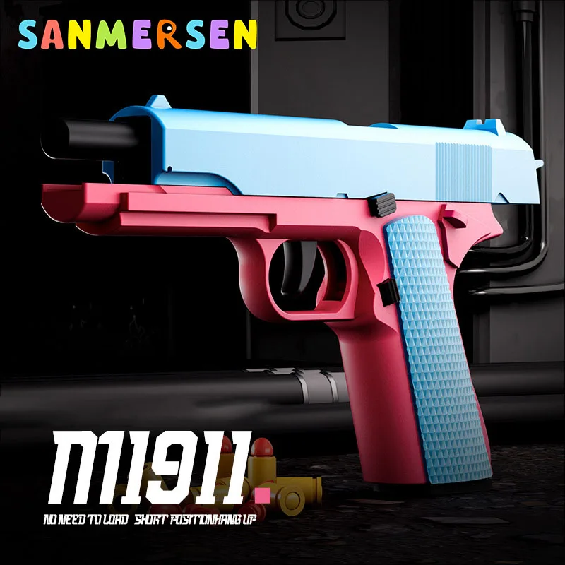 Glock M1911 Shell Ejection Soft Bullet Toy Gun | Toy Gun Shell Ejection ...