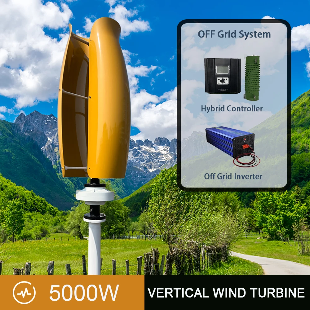 Fast-delivery-5000W-Wind-Turbine-Generator-Alternative-Free-Energy ...