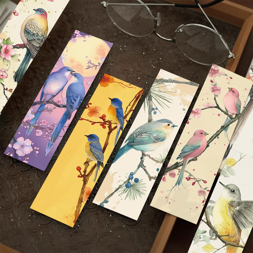 1pack-30pcs-Cute-Bird-Bookmark-Magpie-Sparrow-Cartoon-Decoration ...