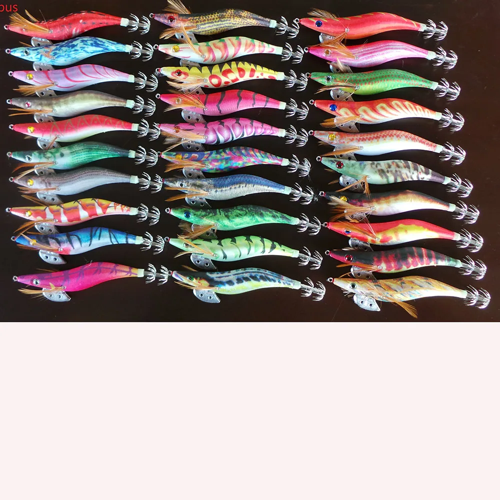 20-Piece Squid Jig Set - Easy Fishing Tackle