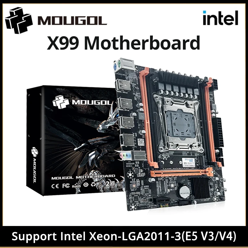 MOUGOL-placa-base-X99-para-juegos-tarjeta-madre-con-USB-3-0-doble-canal ...
