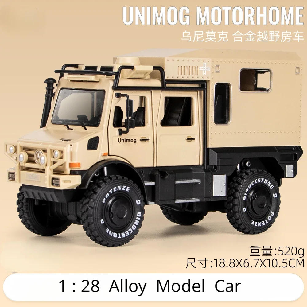 1-28-Mercedes-Benz-UNIMOG-High-Simulation-Diecast-Metal-Alloy-Model-car ...