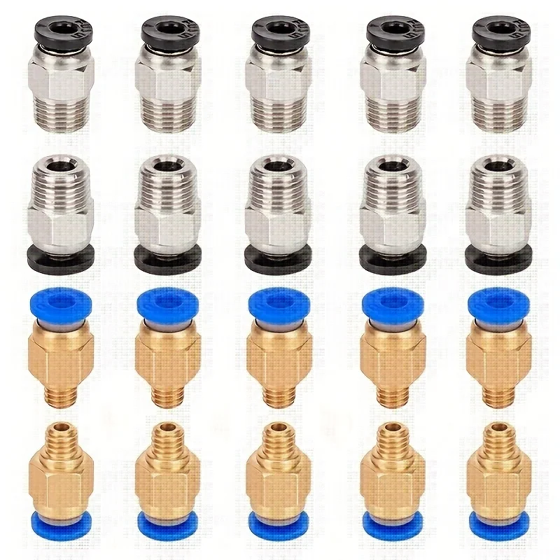 New-PC4-M6-Pneumatic-Fitting-and-5-Pcs-PC4-M10-Pneumatic-Fitting-for ...