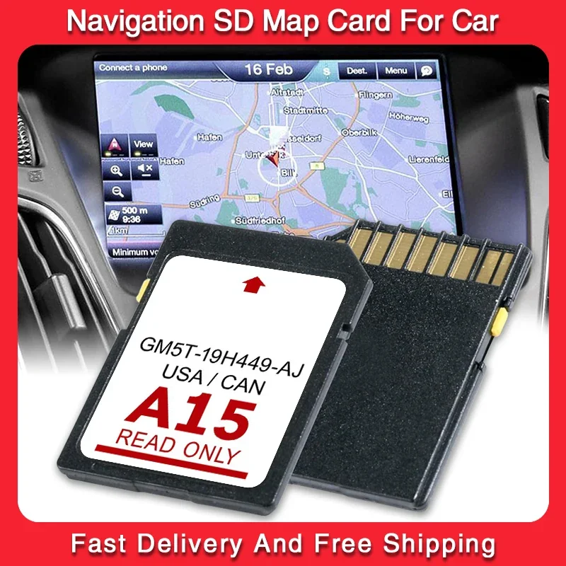 Nieuwste A15 voor Lincoln en Ford GPS SD-kaart Update 2024 VS Canada ...