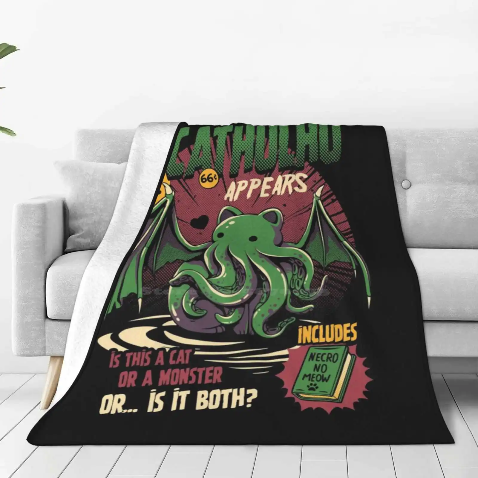 Cathulhu-Latest-Super-Soft-Warm-Light-Thin-Blanket-Lovecraft-Horror ...