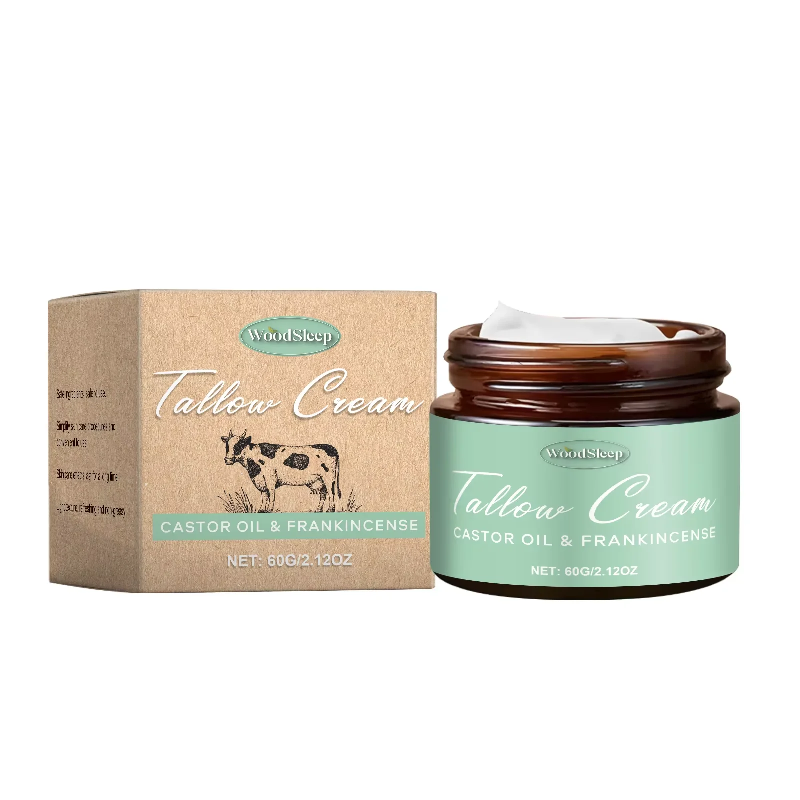Beef Tallow Face Cream Anti Aging Fine Lines Deep Moisturizing Soothing ...
