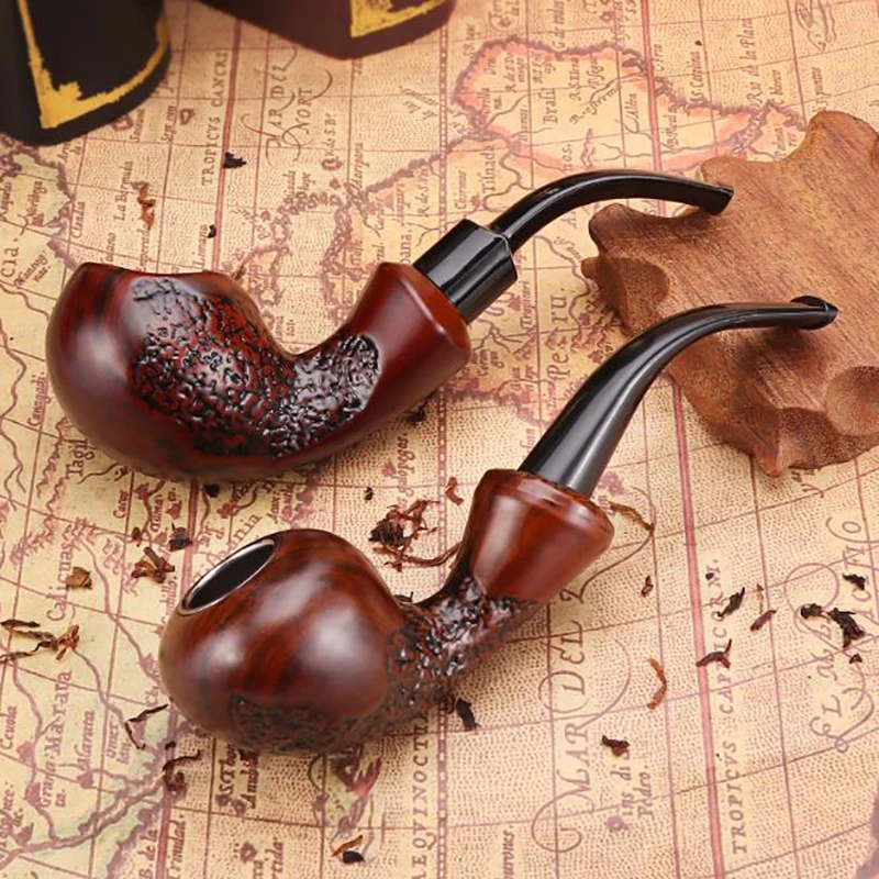Carved-Resin-Pipes-Chimney-Filter-Smoking-Pipe-Tobacco-Pipe-Cigar-Gifts ...
