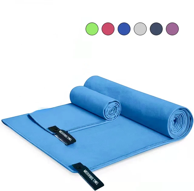 Sports Microfiber Quick Dry Pocket Towel Portable Ultralight Absorbent ...