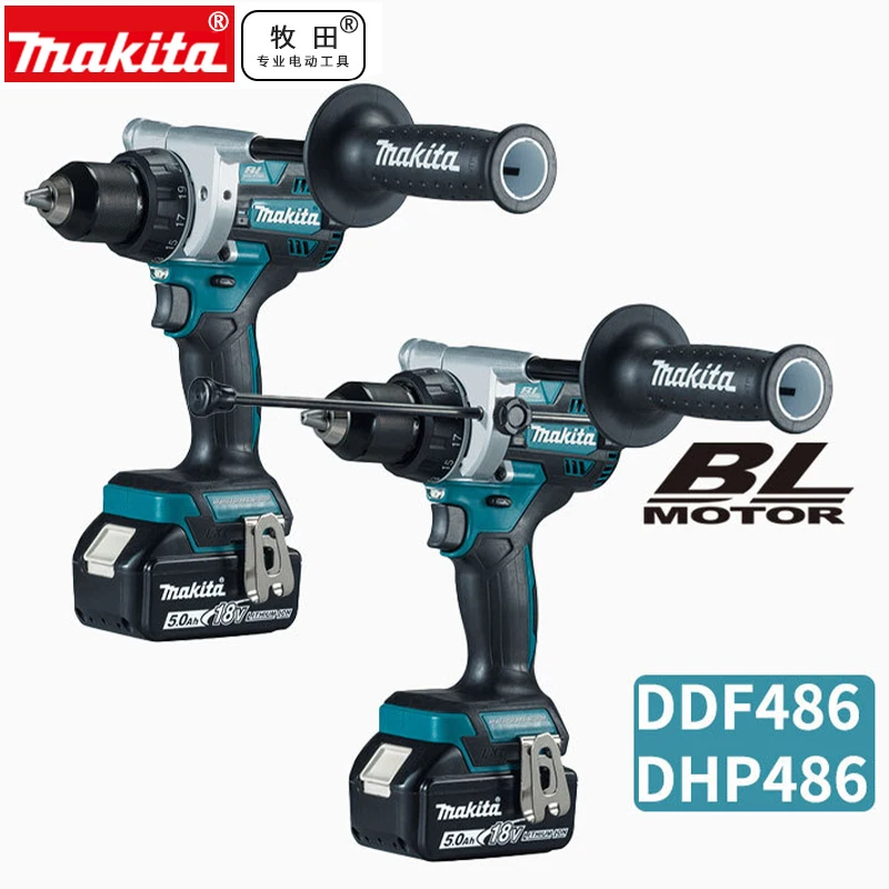 Makita DHP486 DDF486 18V Cordless Brushless Hammer Driver Drill,21st ...