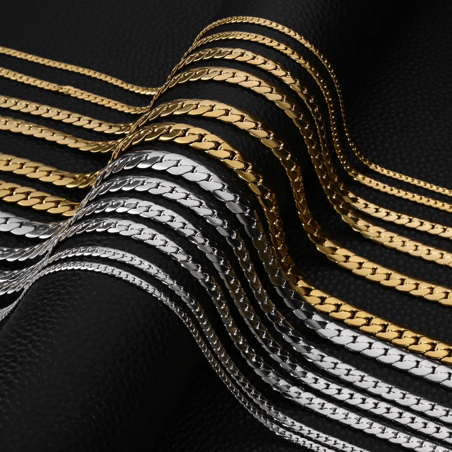 HONGTONG-3mm-4mm-5mm-7mm-9mm-Smooth-Surface-NK-Chain-Necklace-For-Women ...