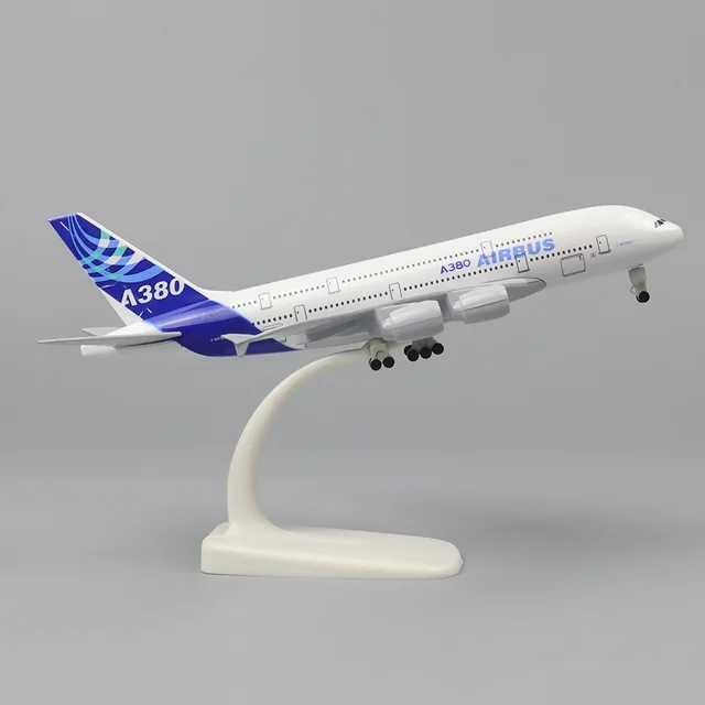 Metal Aircraft Model 20 Cm 1:400 Etihad A380 Metal Replica Alloy ...