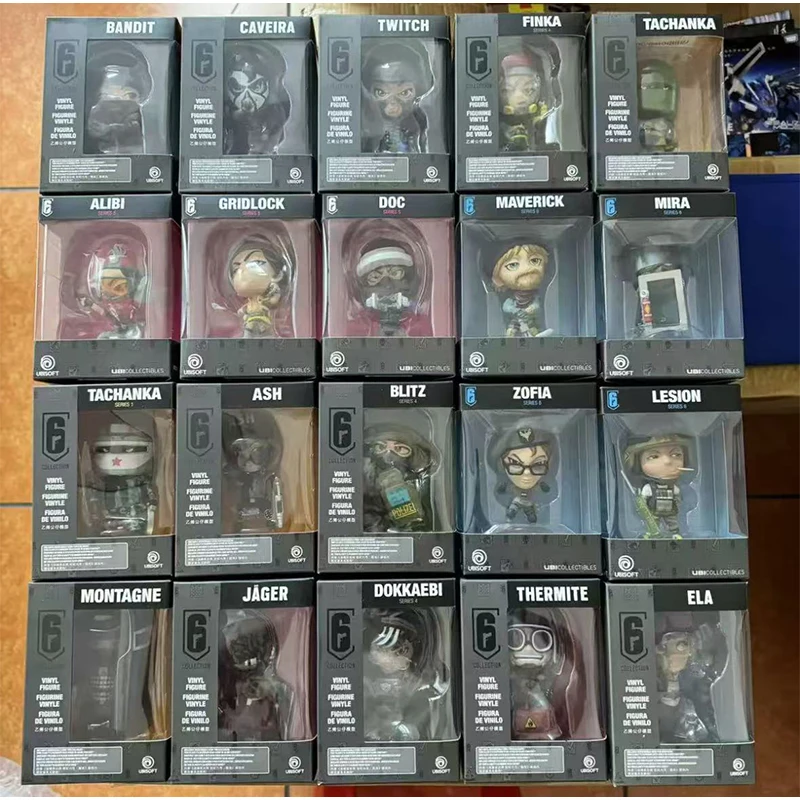 Genuine-Rainbow-Six-Siege-R6-Q-Version-Doll-10cm-Figure-Toy-Thermite ...