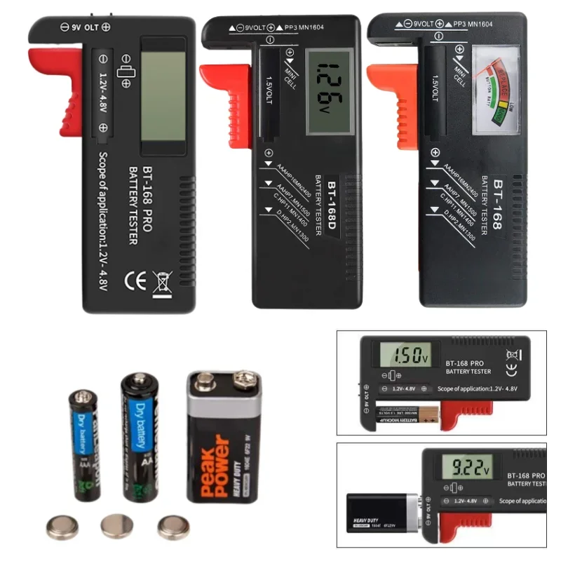 AA-AAA-Battery-Capacity-Indicator-18650-Lithium-Battery-Level-Tester ...