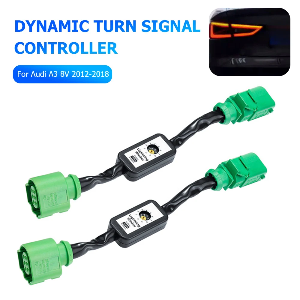 2PCS-LED-Tail-Lights-Dynamic-Turn-Signal-Indicator-Adapter-Harness ...