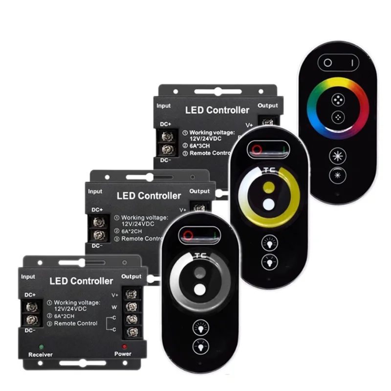 DC12V-24V-LED-Strip-Light-Touch-Remote-Controller-Dimmer-for-SMD2835 ...